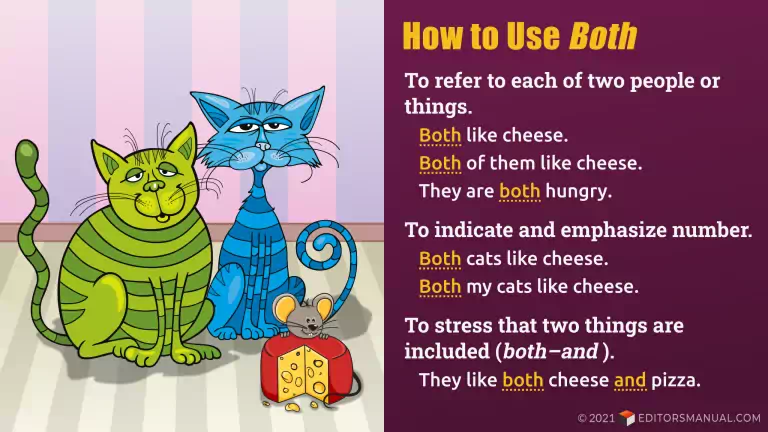 Both: How to Use Correctly | Editor’s Manual