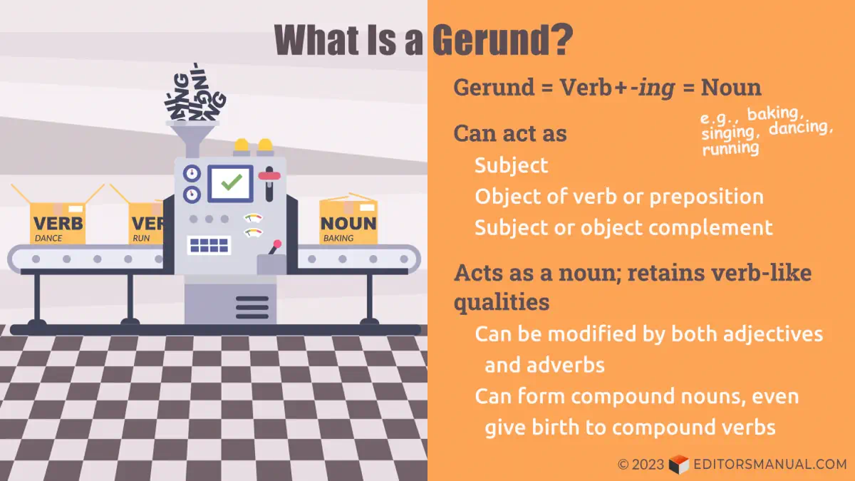 The Mighty Gerund: A Verb Form with Superpowers | The Editor’s Manual