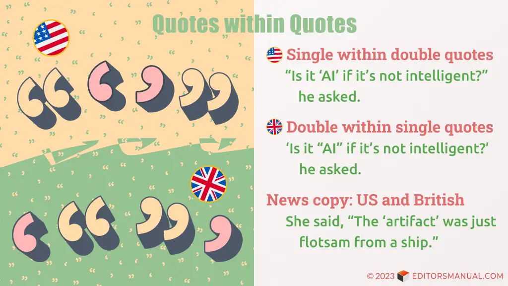 How To Show Quotes Within Quotes The Editor s Manual How To Show Quotes Within Quotes The Editor s Manual