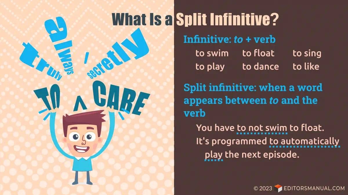 Split Infinitives (and Why They Are Fine) | The Editor’s Manual
